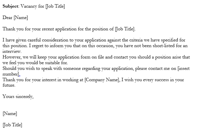 How to Write a Rejection Letter Before an Interview (+ Samples)